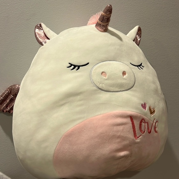 Squishmallows | Toys | 6 Inch Large Raquel White Unicorn Squishmallow ...